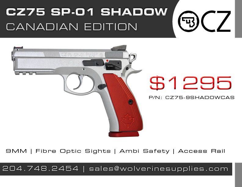 CZ SP-01 Shadow Canadian Stainless $1295.00 | Canadian Gun Nuts