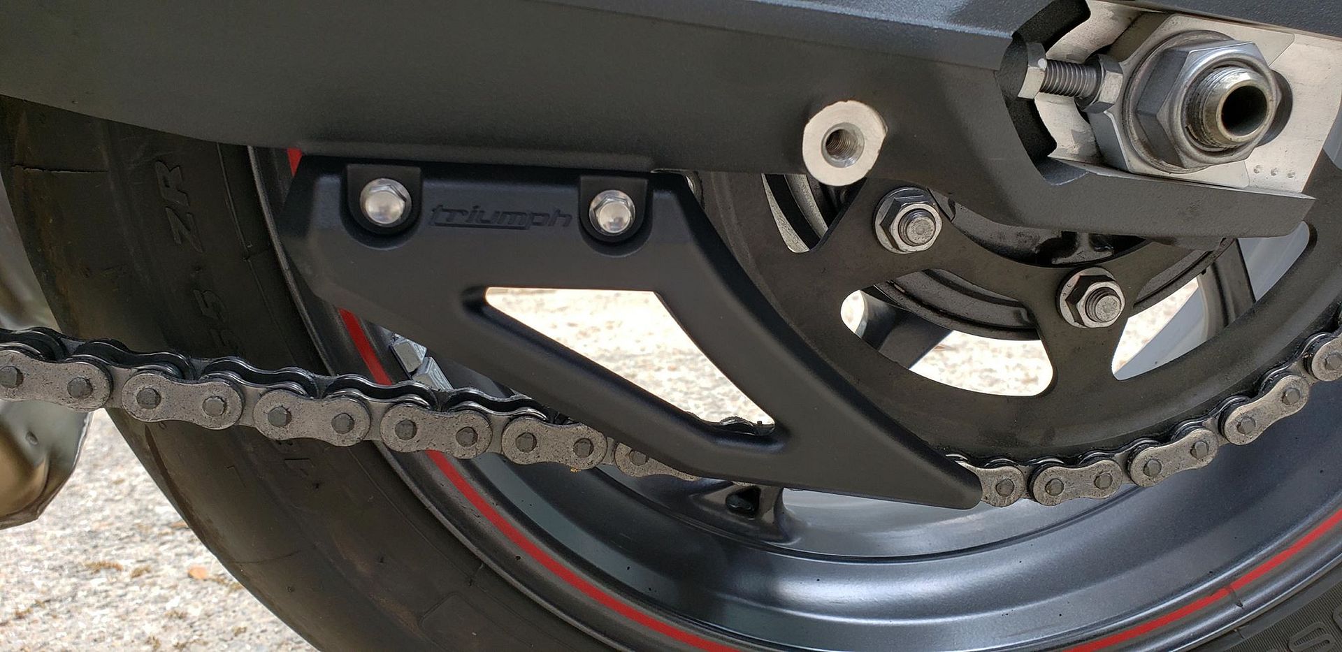 2016 ST Installed Triumph Short levers, Mirrors, Chain Guard, UKRS ...